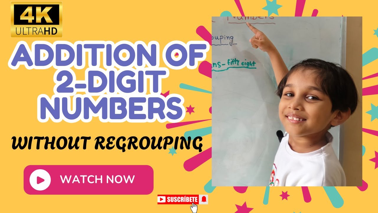 Addition of 2-Digit Numbers Without Regrouping | Double-Digit Addition for Kids #addition #maths