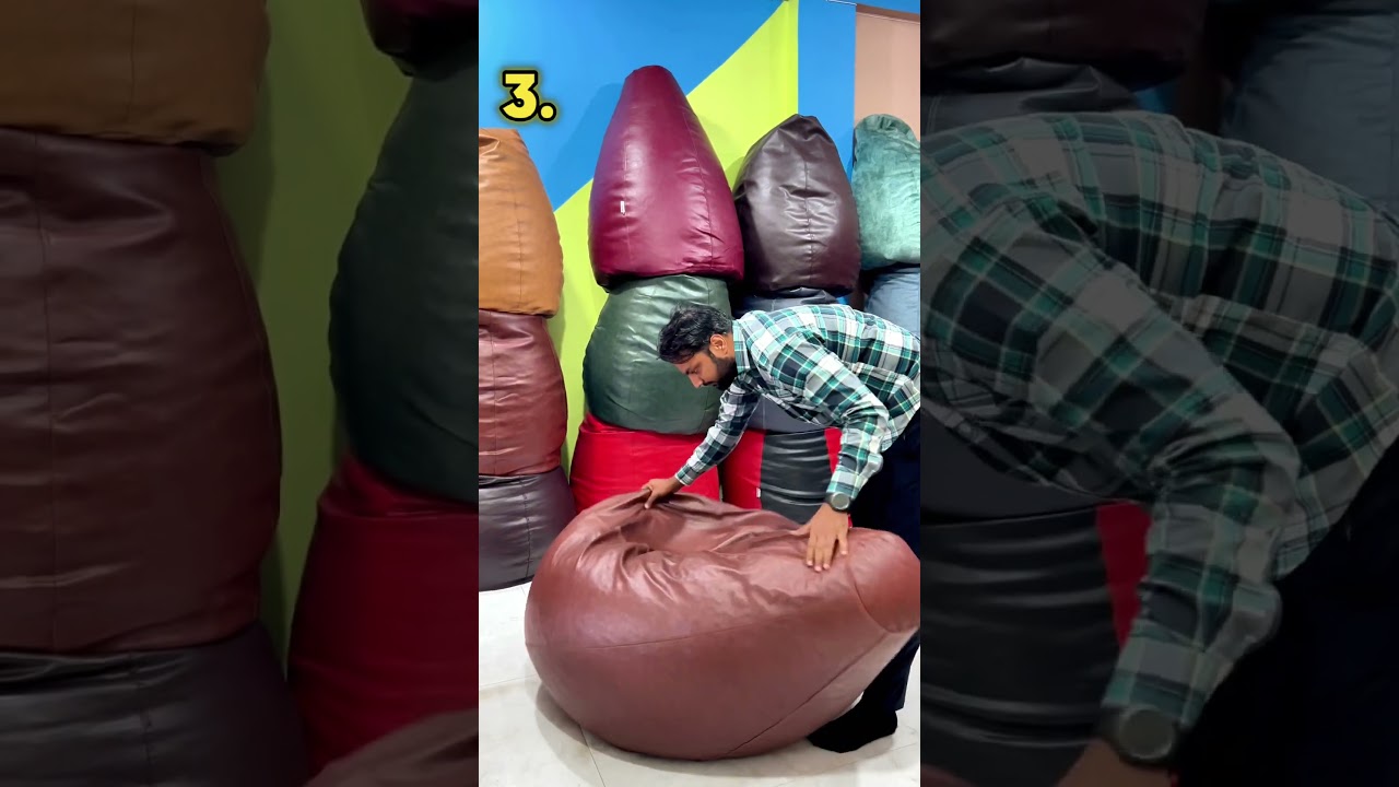 How to Use a bean bag comfortable bean bag #beanbag #seatingchair #beanbagchair #homedecor