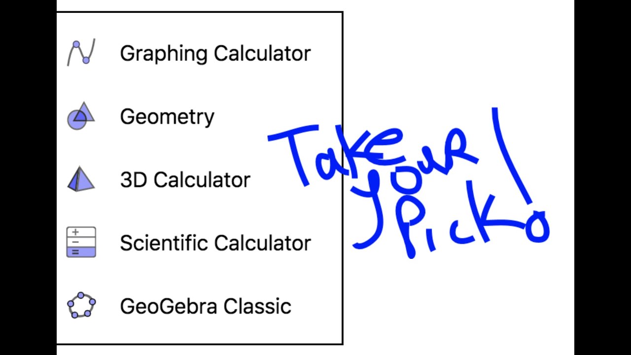How to Open Any Resource in the GeoGebra App of Your Choice