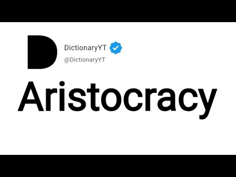 Aristocracy Meaning In Bengali