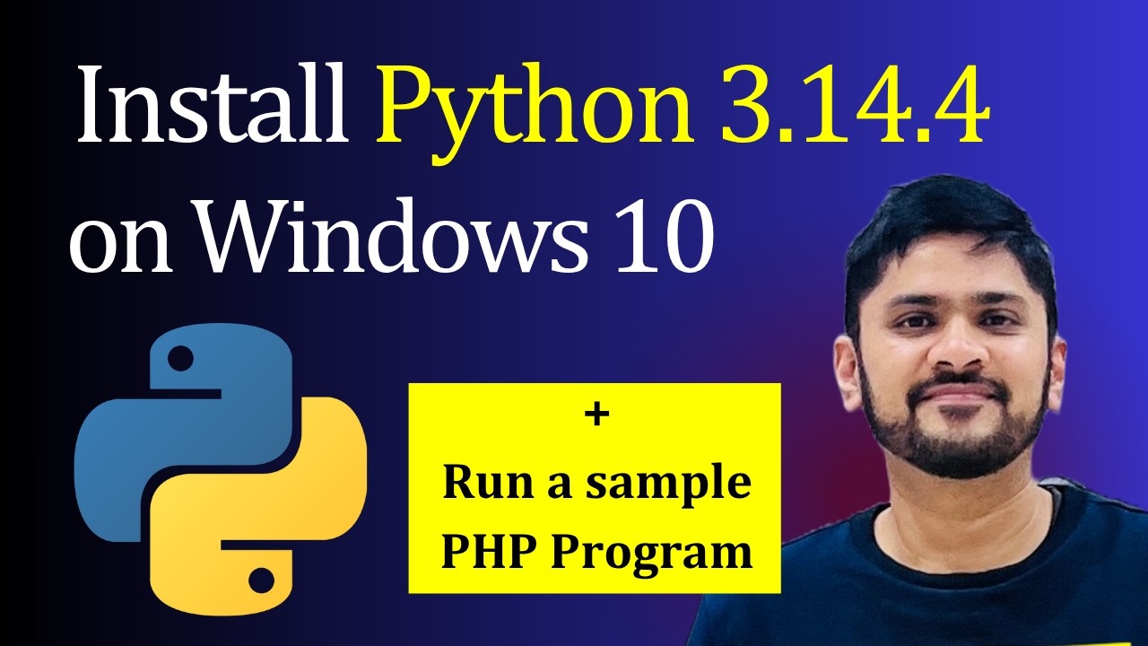 How to install Python 3.14.4 on Windows 10