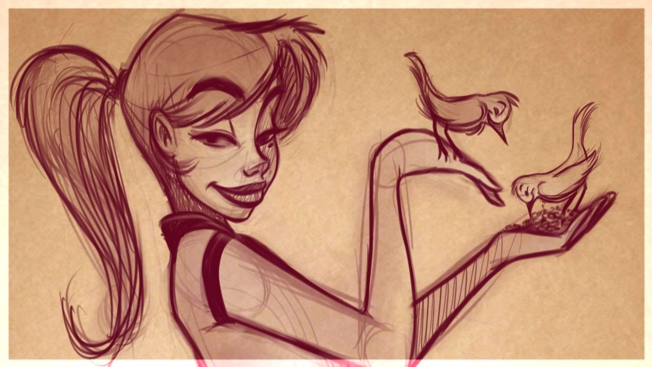 Drawing a Pin-up character - Special Guest Toonbox Studio