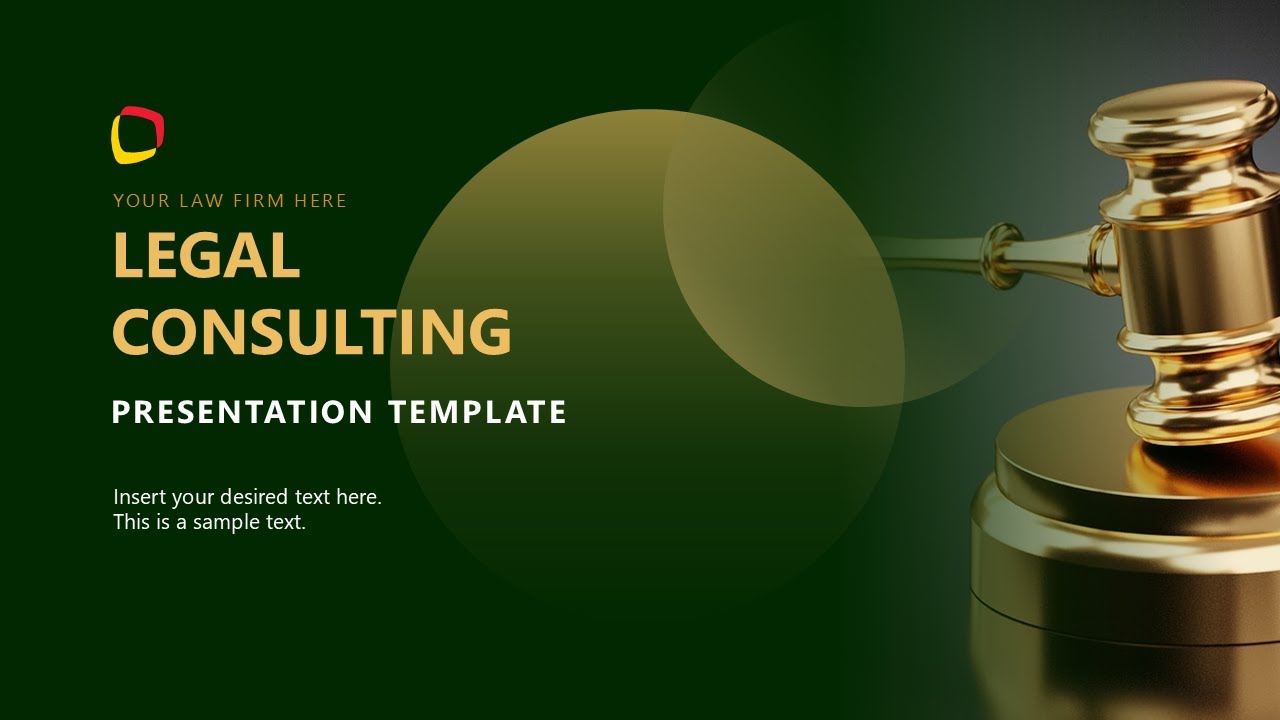 Legal Consulting PowerPoint Template