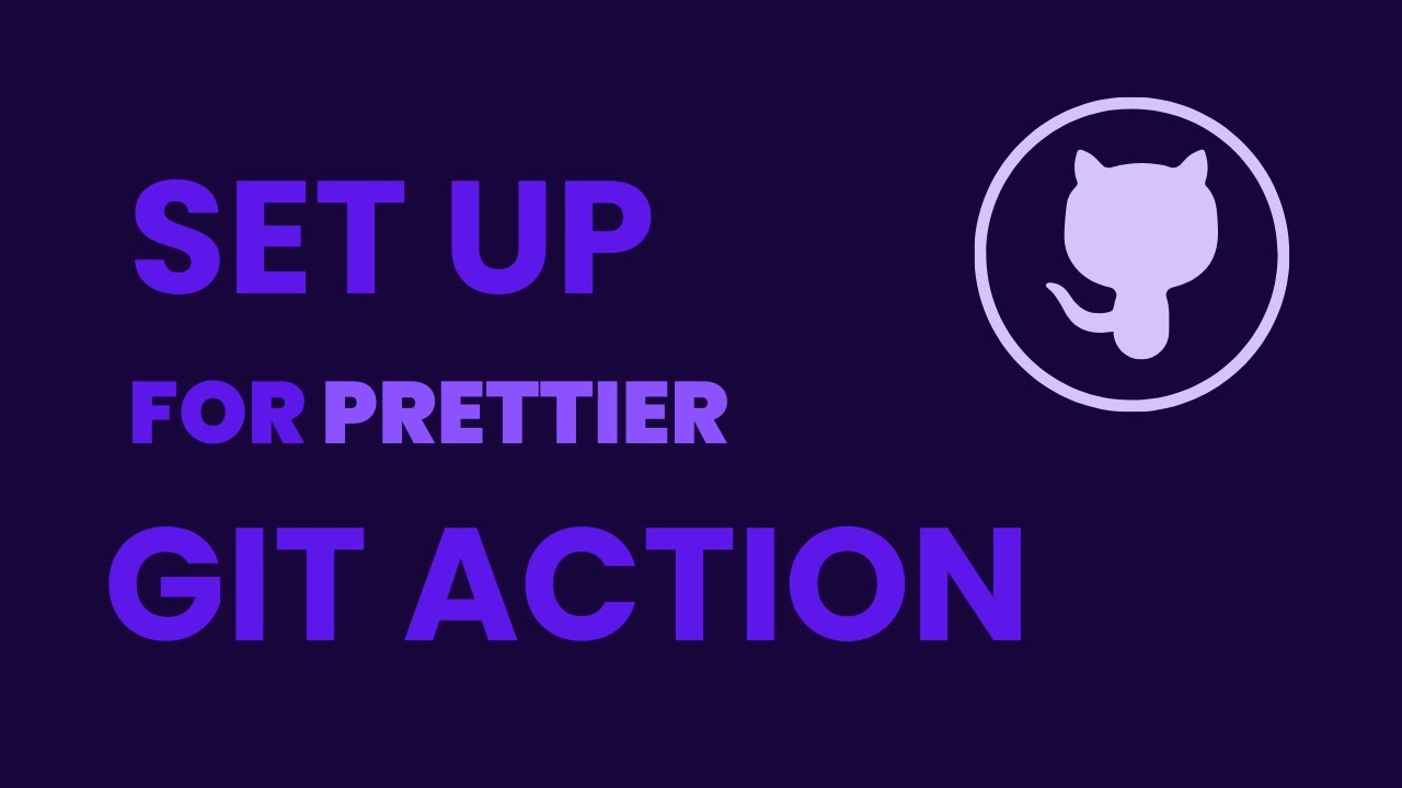 Set up for Prettier GitHub Action