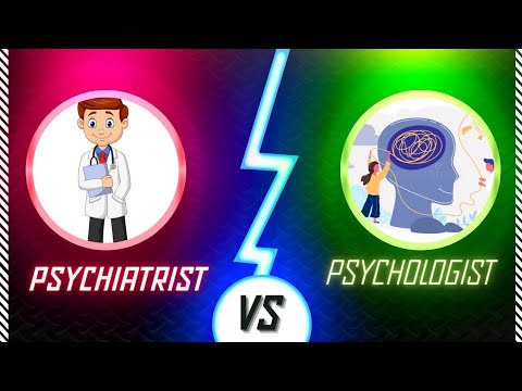 Difference between a Psychiatrist & a Psychologist