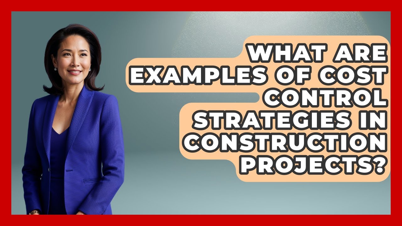 What Are Examples of Cost Control Strategies in Construction Projects?