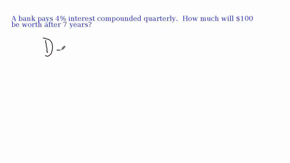 Philfour Precalculus : Exponential Functions - Compound Interest