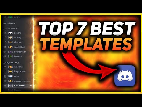 Top 7 BEST Discord Server Templates