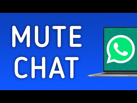 How To Mute A Chat On WhatsApp App On PC (New Update)