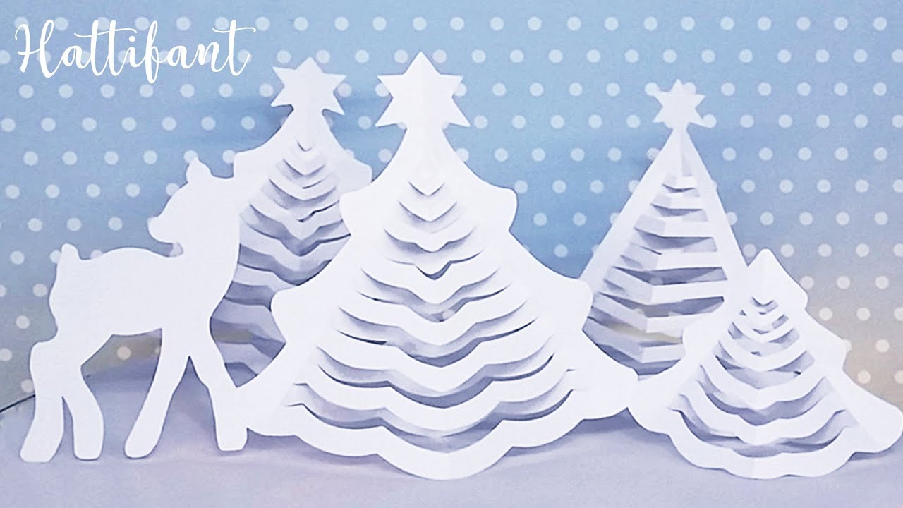 Hattifant - 3D Christmas Tree | THE ORIGINAL | 3D Paper Christmas Tree with FREE printables