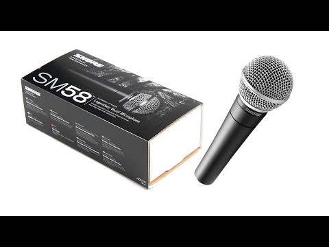Shure SM58 unboxing