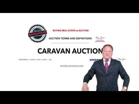 Caravan Auctions are like the parade of homes only the Auctioneer is driving the bus