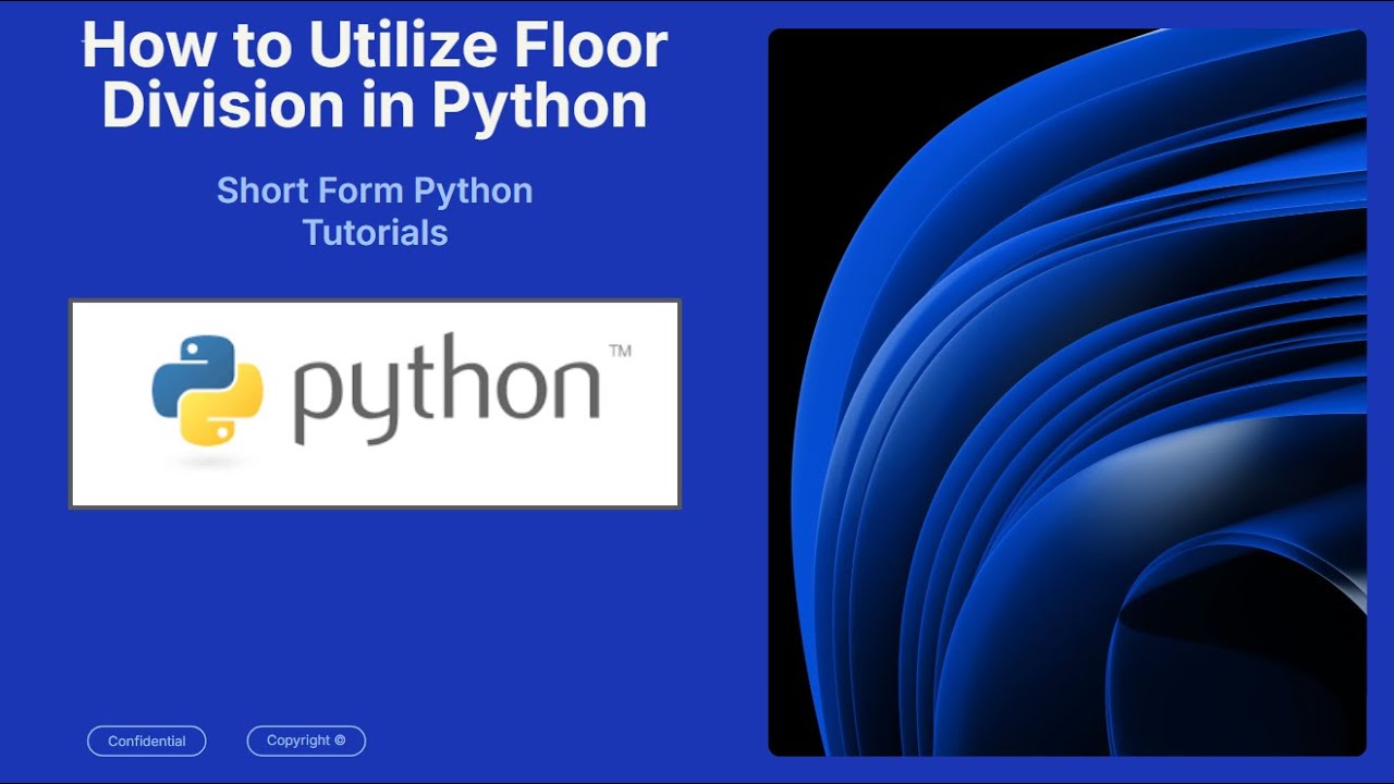 Python Floor Division (//) Explained | Learn Integer Division and Real-World Examples