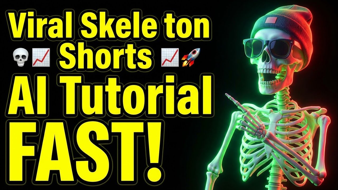 How To Make Viral Skeleton Educational Shorts (Fast AI Tutorial)