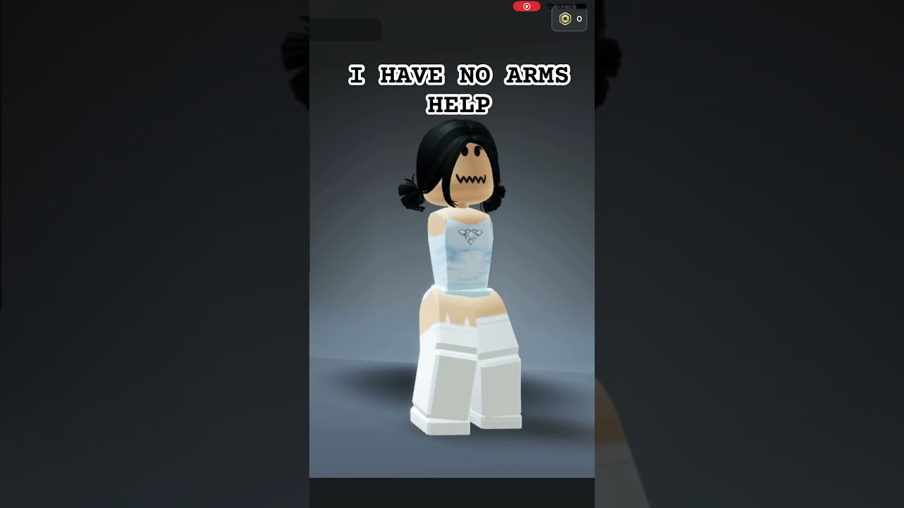 No arms glitch?! #roblox #shorts