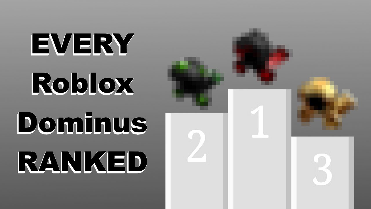 All Roblox Dominus Hats, RANKED