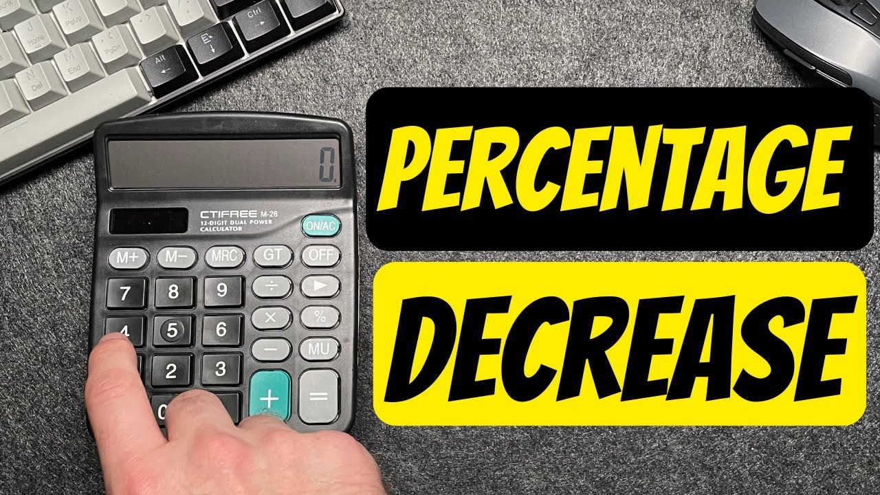 How to Work Out Percentage Decrease on Calculator (3 Steps)