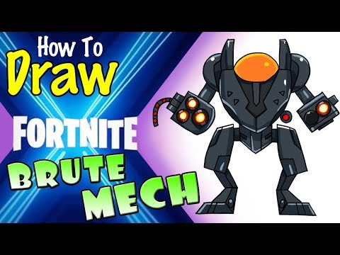 How to Draw BRUTE Mech | Fortnite