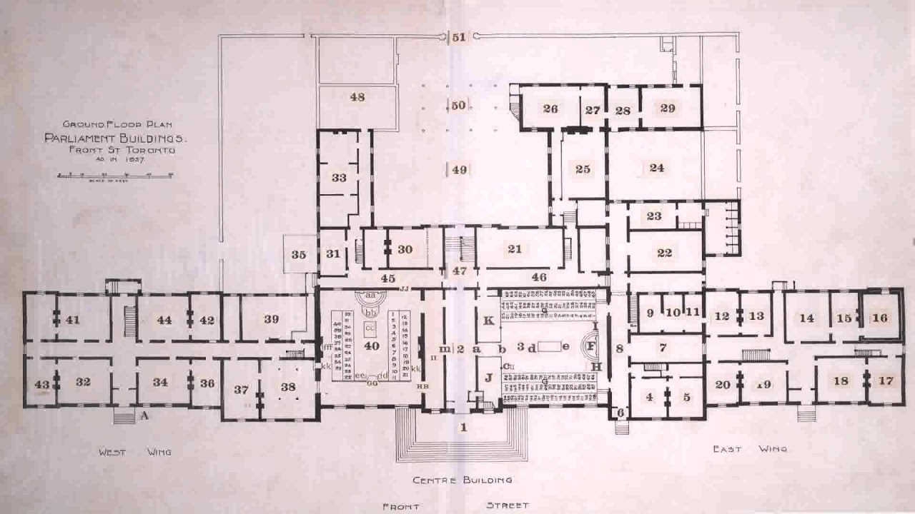 Floor Plan Public Library
