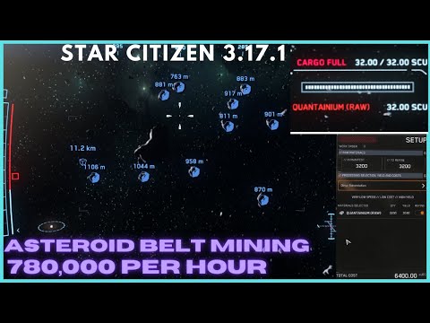 Tired of not finding quantanium on Lyria? Star Citizen 3.17.1: Asteroid Mining #starcitizen