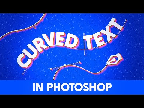 Wrap TEXT Into CIRCLES & CURVED SHAPES 🤯 (in Photoshop!)