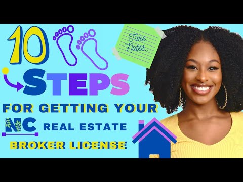 10 Steps For Getting Your NC Real Estate Broker License