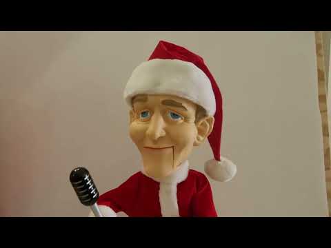 Gemmy Bing Crosby Christmas Animated Figure Santa Claus 2002 Damage (FOR SALE ON RBAY)