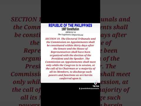 1987 PHILIPPINE CONSTITUTION, Article VI-The Legislative Department, SECTION 19.