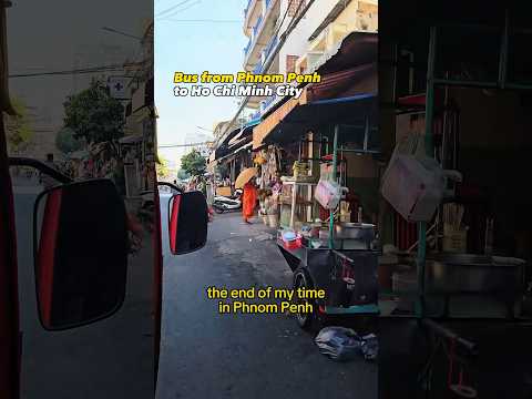 $20 bus Cambodia to Vietnam ????????????➡️???????? #travelcambodia