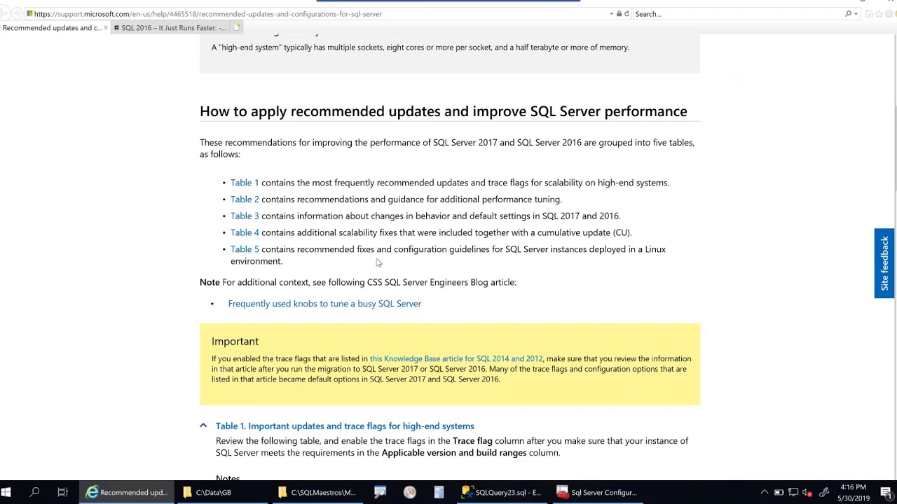 Trace Flags in SQL Server (by Amit Bansal)