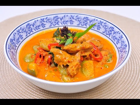 Thai Red Curry with Beef (Thai Food) - แกงเนื้อ