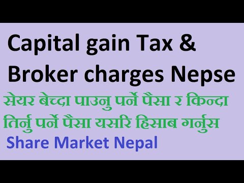 Capital Gain Tax Calculation Nepse | Share Broker Charge Nepal | Net Receivable and Payable Nepse|