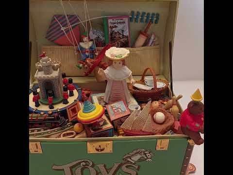 Enesco Toy Chest Music Box 1986