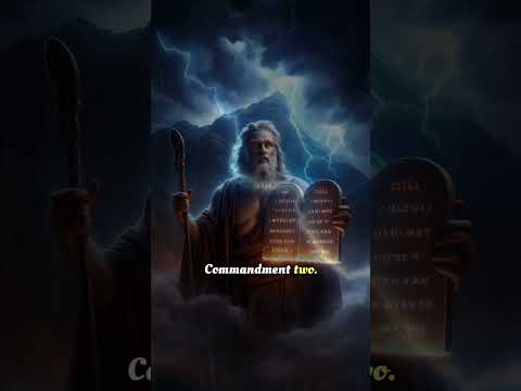 Exodus 20:4 Moses and the Second Commandment