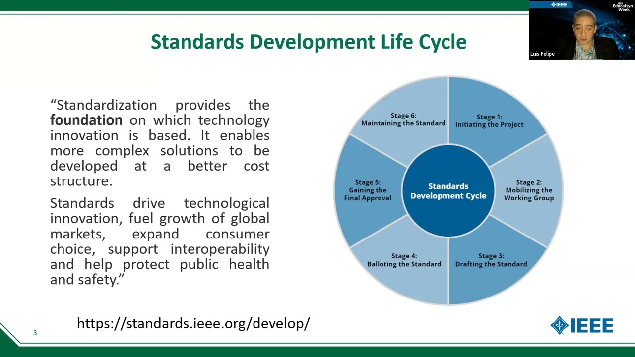 IEEE Education Society Standards Development