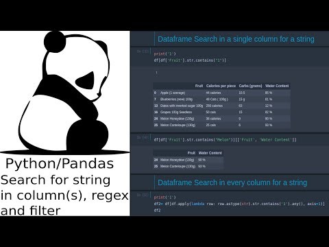 pandas dataframe search for string in all columns filter regex