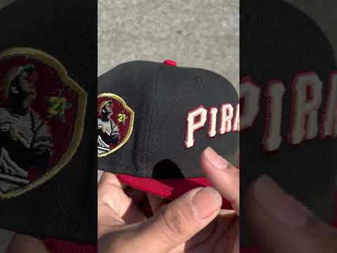 Pittsburgh Pirates ROBERTO CLEMENTE 21 Patch New Era 59Fifty Fitted Hat 🏴☠️