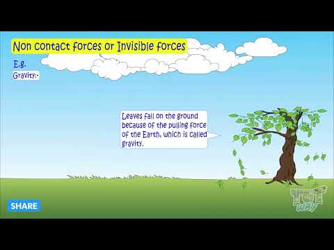 Forces | Non Contact Forces & Invisible Forces | Contact & Non-Contact Forces | Science