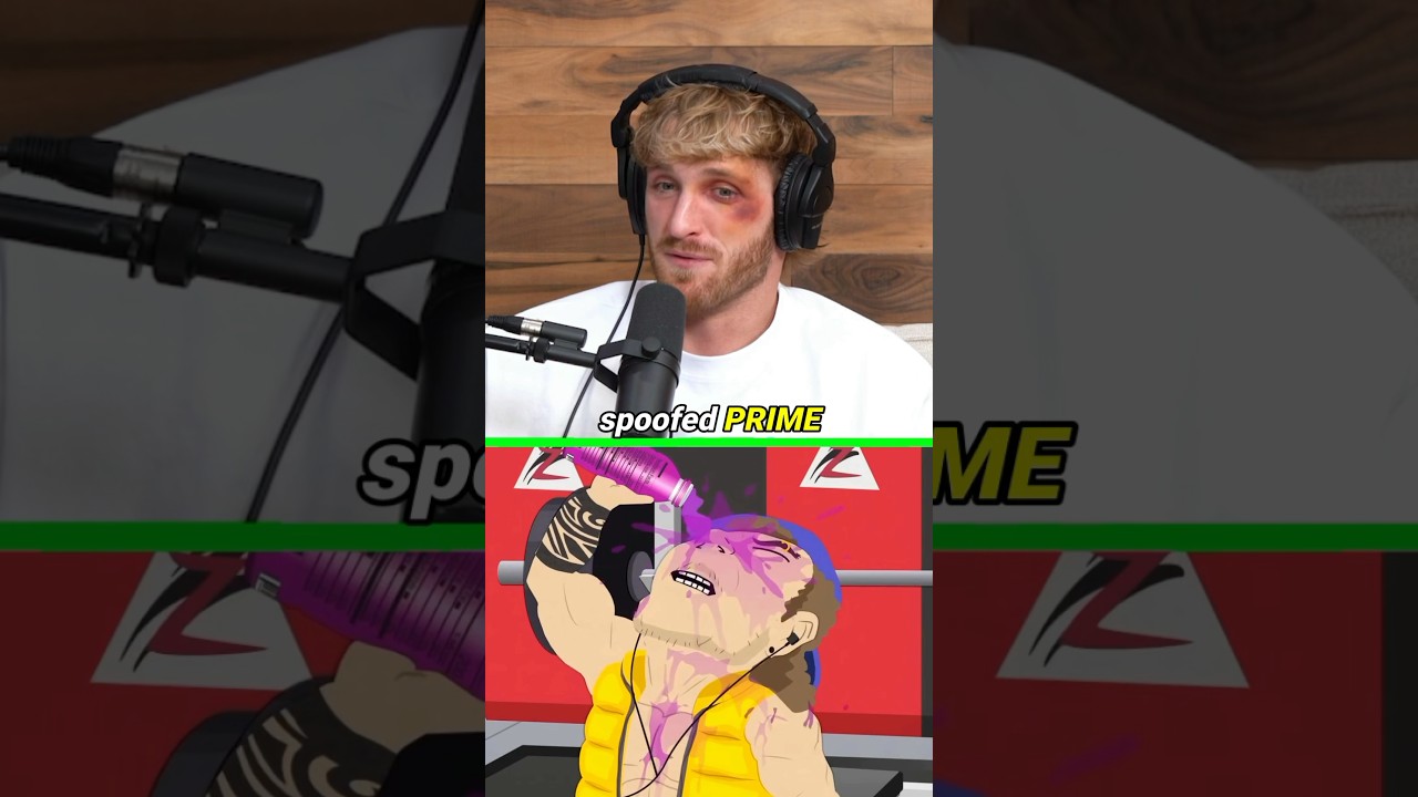 💦 Logan Paul Reacts To South Park’s PRIME Spoof