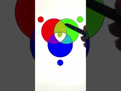 Blending #rgb #colors #viral #art #mix #draw 🎨❤ #shorts
