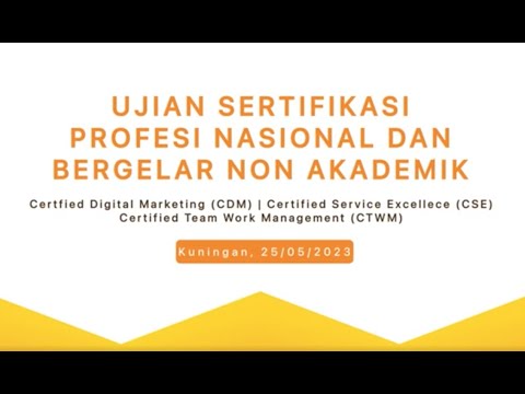 SuperKey Institute : Sertifikasi Kompetensi Nasional dan Gelar Non Akademik CDM, CSE, CTWM, Kuningan
