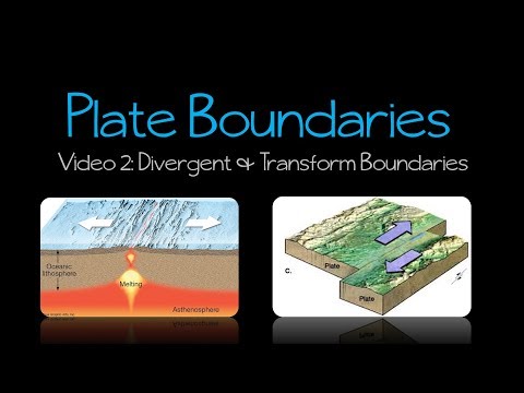 Plate Boundaries: Divergent and Transform