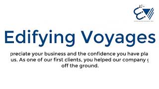 Edifying Voyages Reviews | View Portfolios | DesignRush