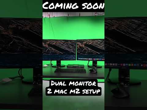 M2 MacBook Pro 13 & M2 Mac Mini Dual Monitors #KvmSwitch #KVM #MultipleMonitors #WFH
