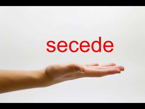 How to Pronounce secede - American English