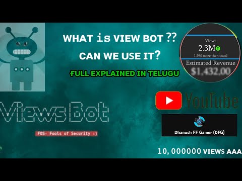 What is View Bot? Can we use It? || Full Explained in telugu #viral #trending