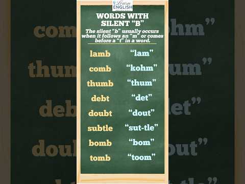 Words with Silent B