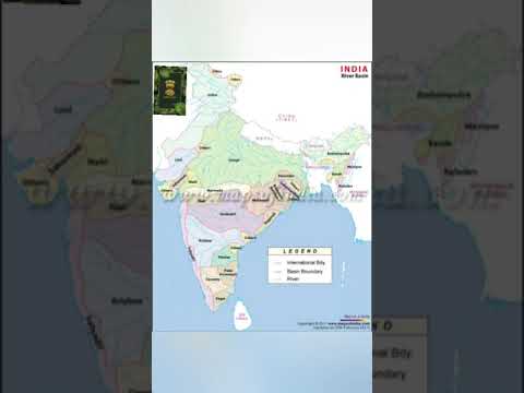 RIVER BASIN IN MAP OF INDIA