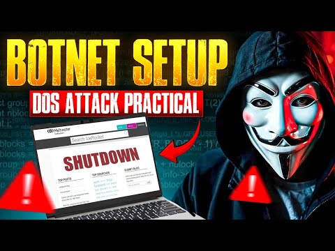 UFONET Botnet Setup || DOS Attack Practical 🔥🧑💻