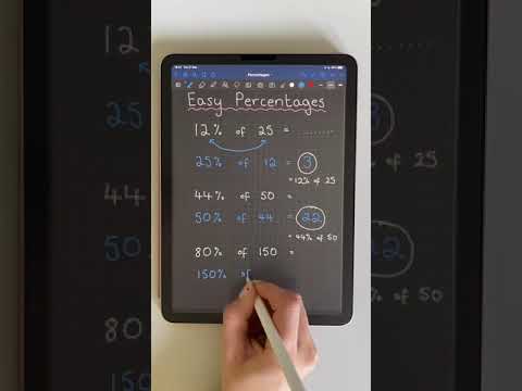 Calculate percentages instantly | #1minutemaths